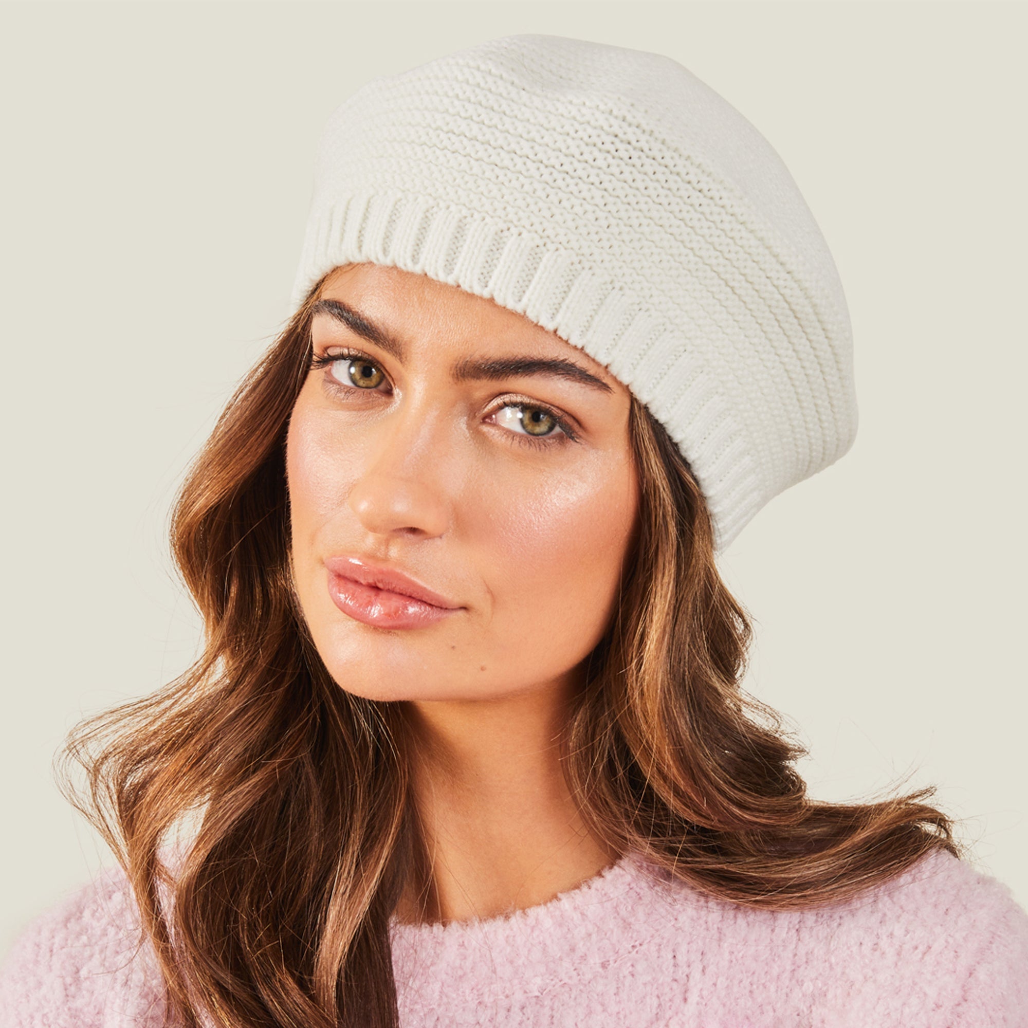 Accessorize London Women's Ribbed Knit Beret - Accessorize India