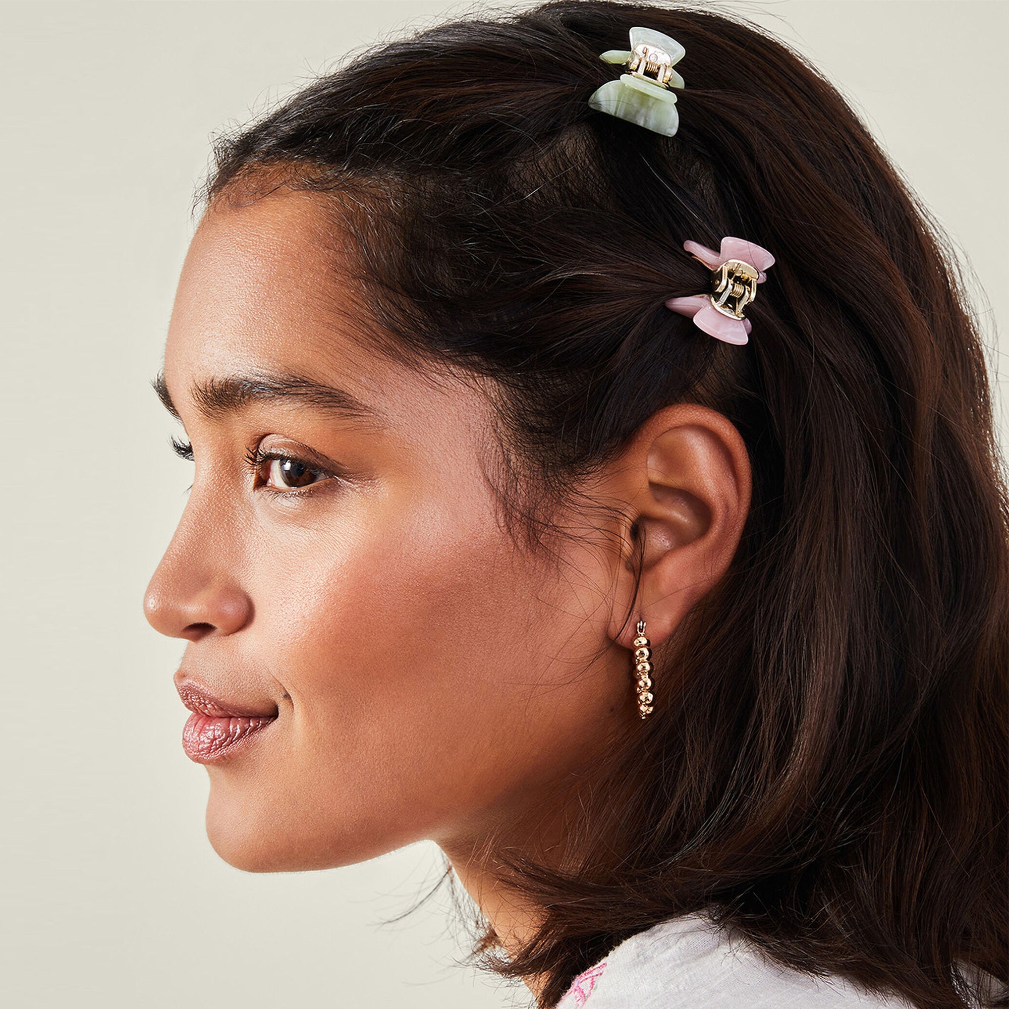 Buy Set Of 4 Multi Mini Resin Claw Clips Online - Accessorize India