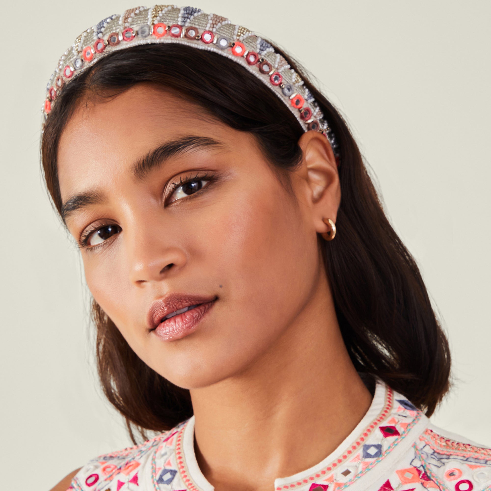 Accessorize London Women's Mirror Embellished Headband - Accessorize India