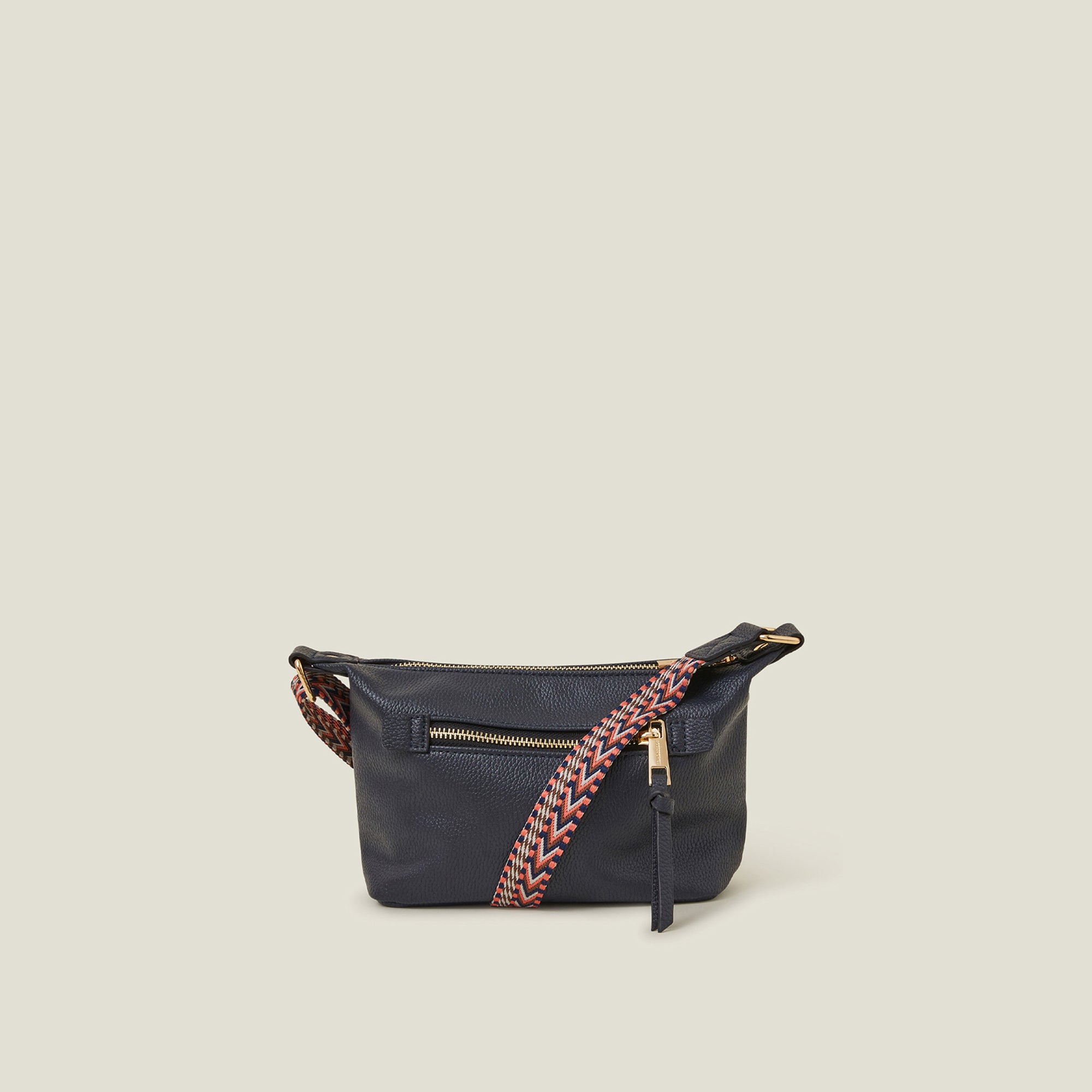 Navy Blue Mini Zip Sling Bag - Accessorize India