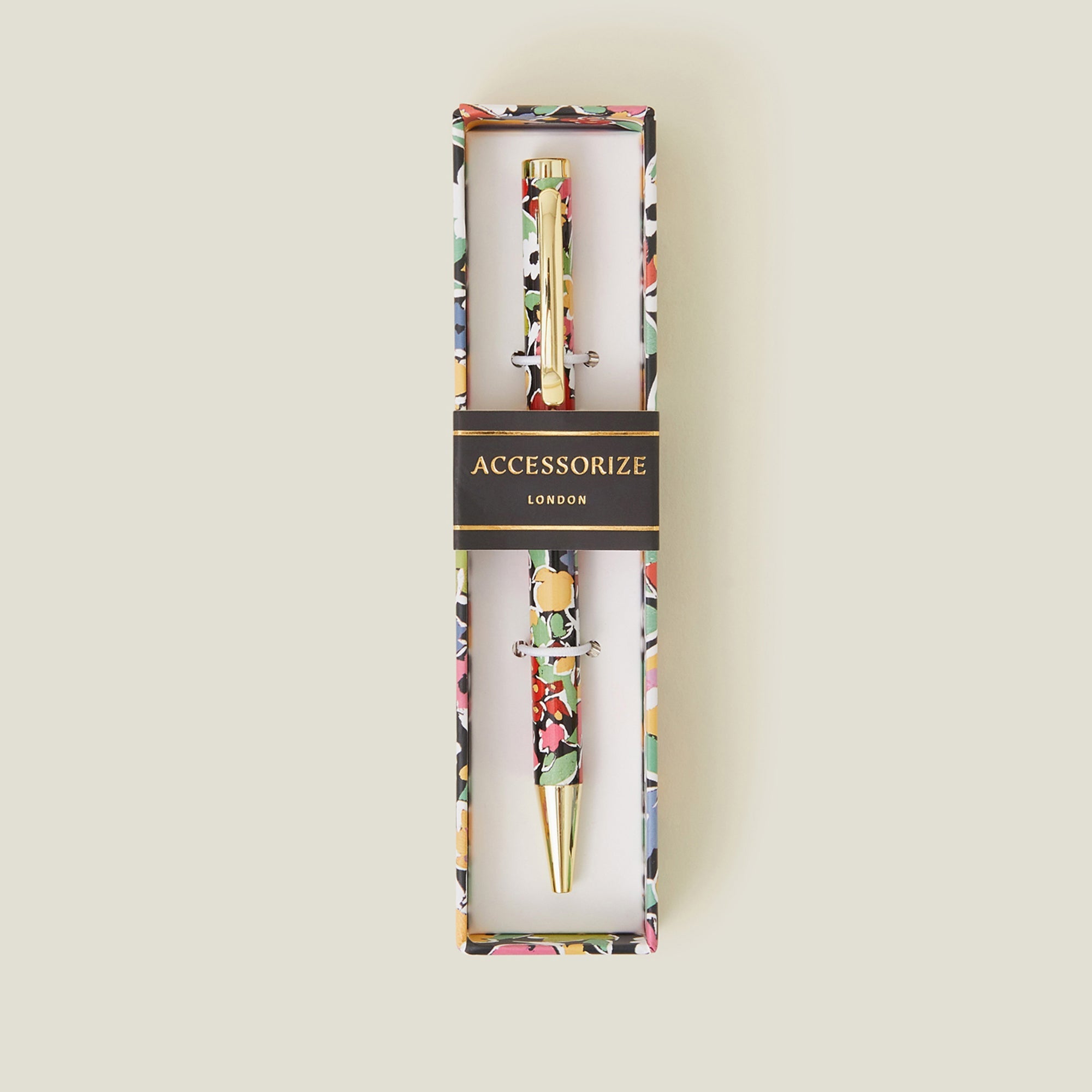 Floral Print Pen - Accessorize India