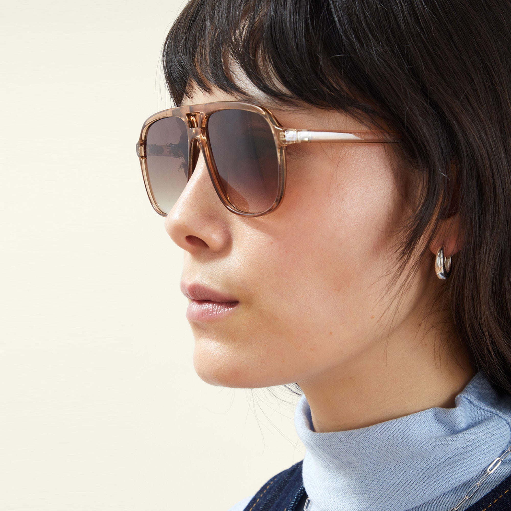 Mocha Resin Aviator Sunglasses - Accessorize India