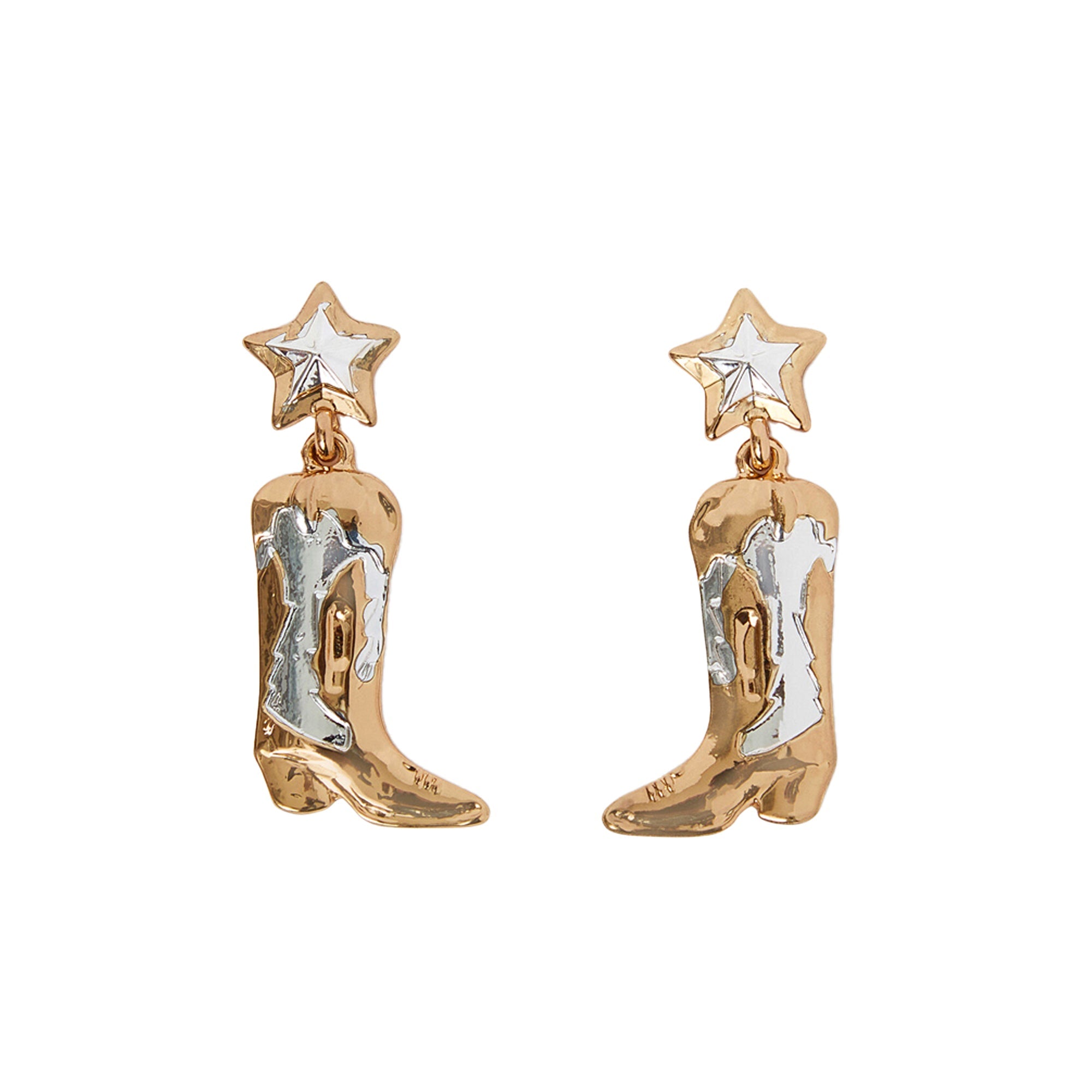 Multi Cowboy Boots Drop Earrings