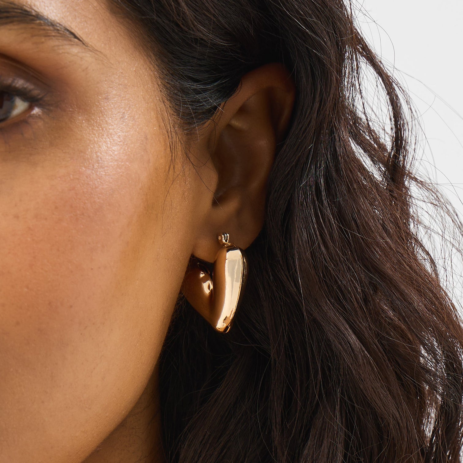 Bubble Heart Hoop Earrings - Accessorize India