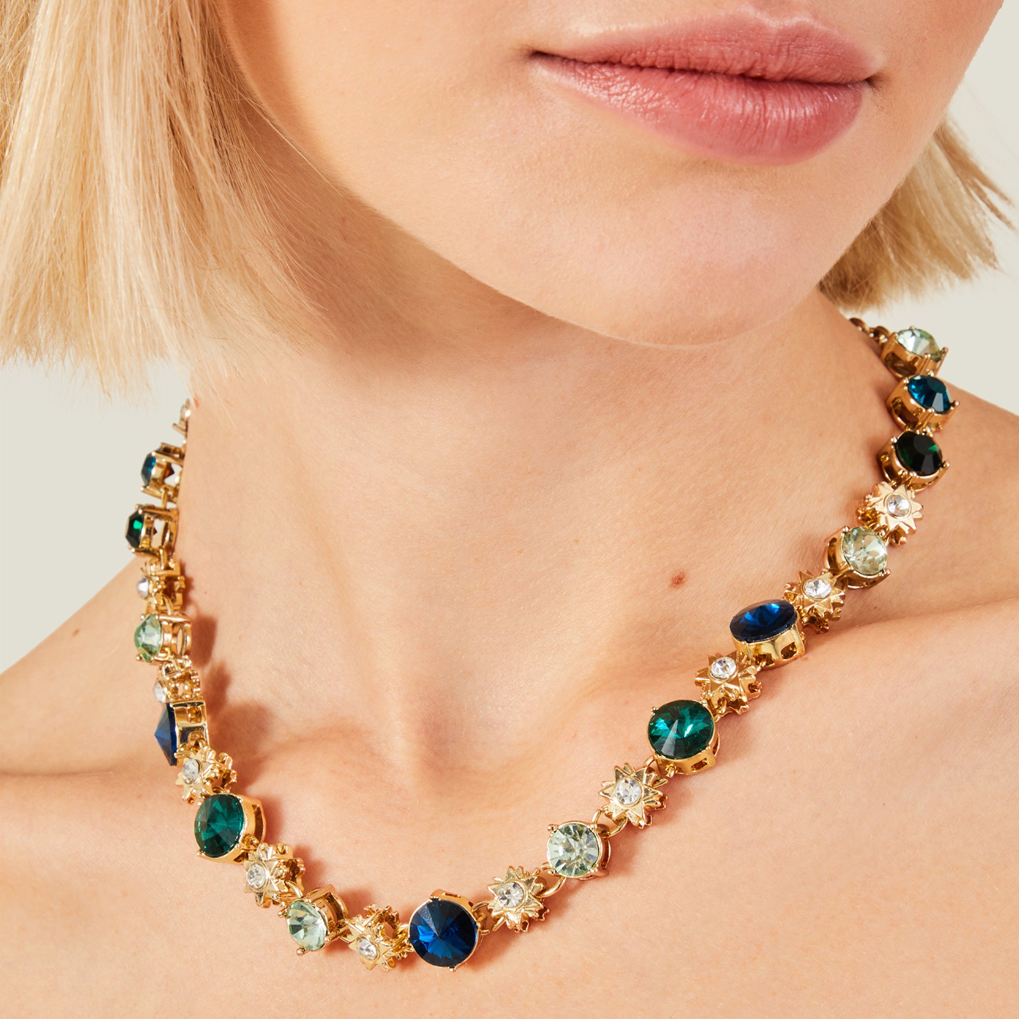 Buy Star Gem Collar Necklace Online - Accessorize India