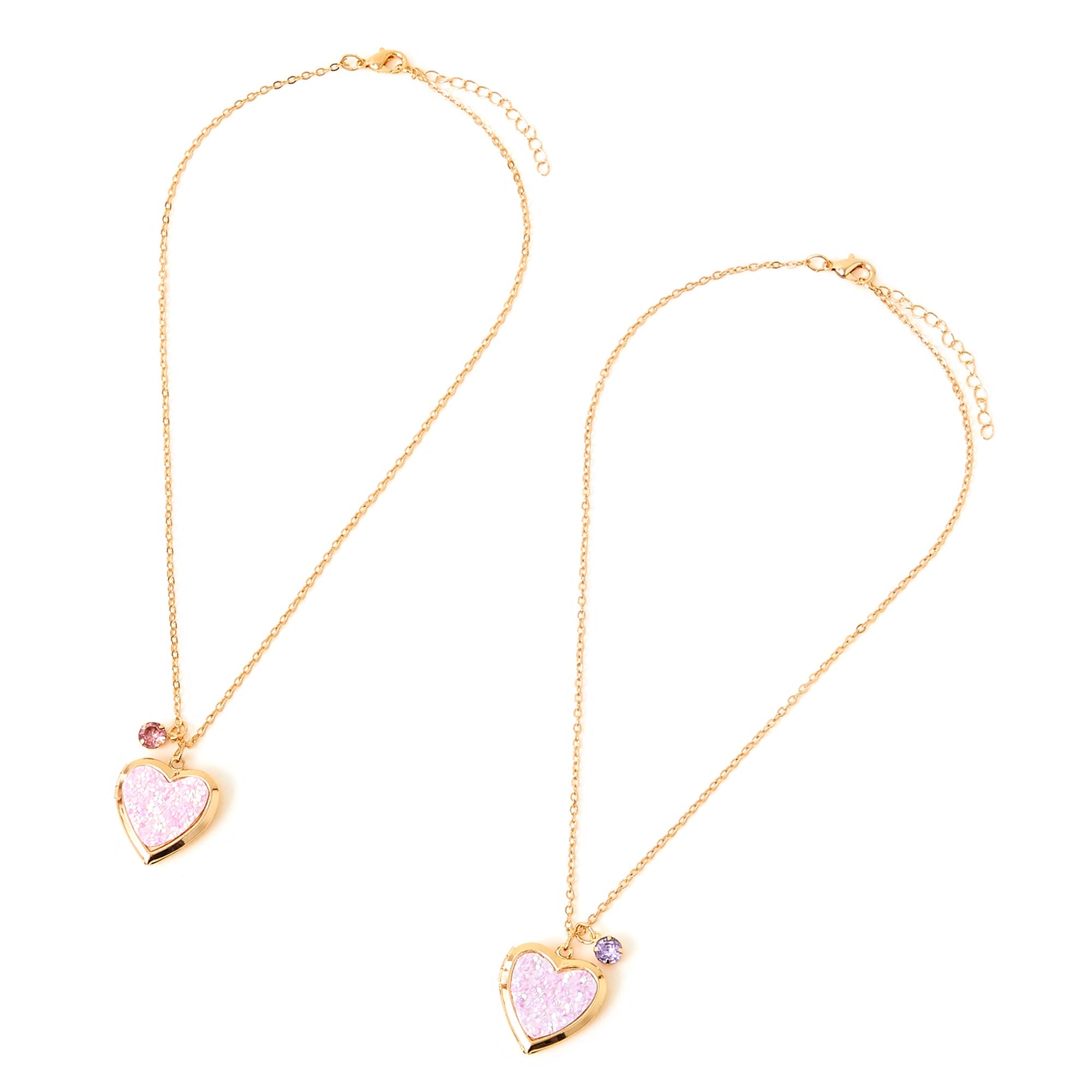 Buy Pack of 2 Friendship Locket Necklace Online - Accessorize India