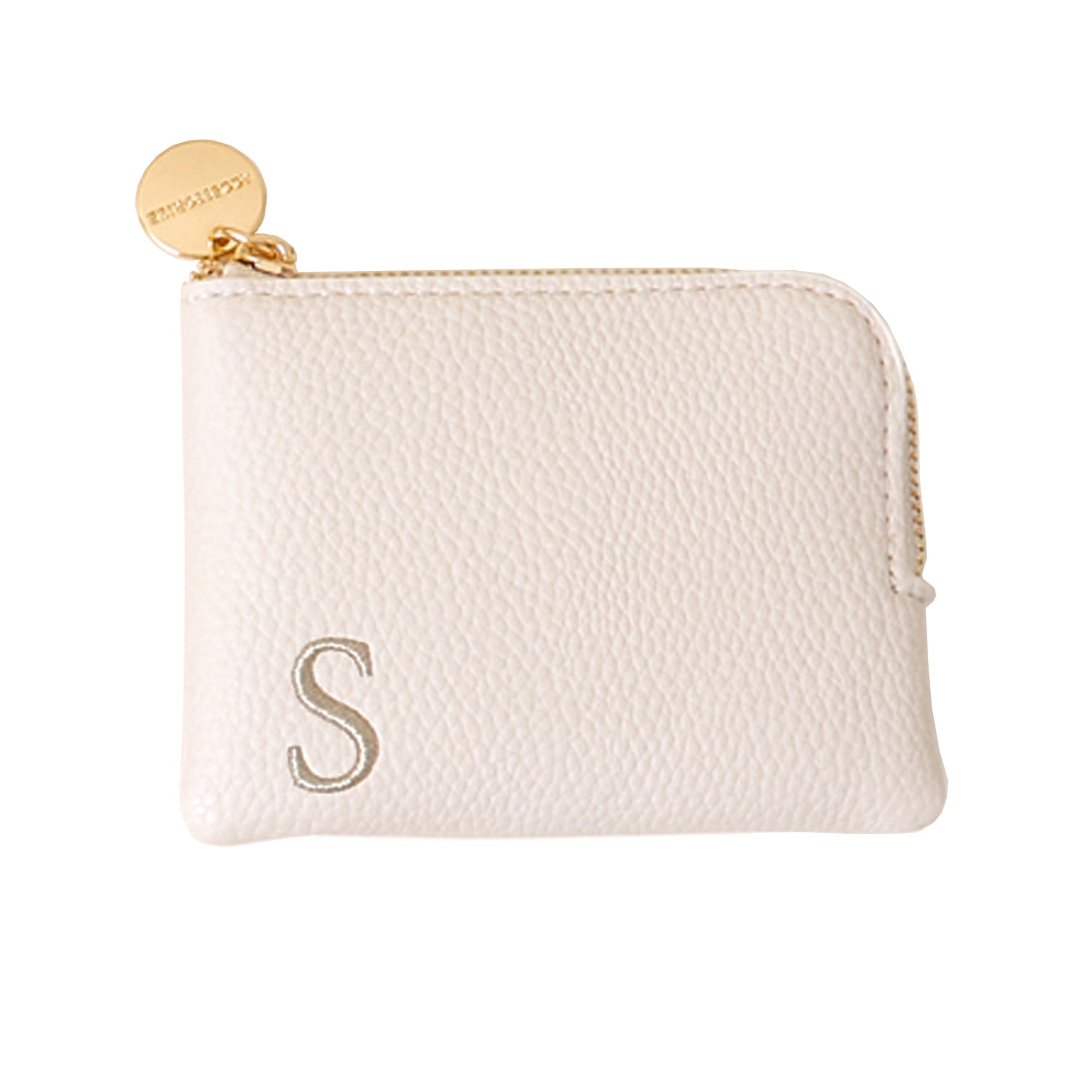 Buy Cream S Initial Coin Purse Online - Accessorize India