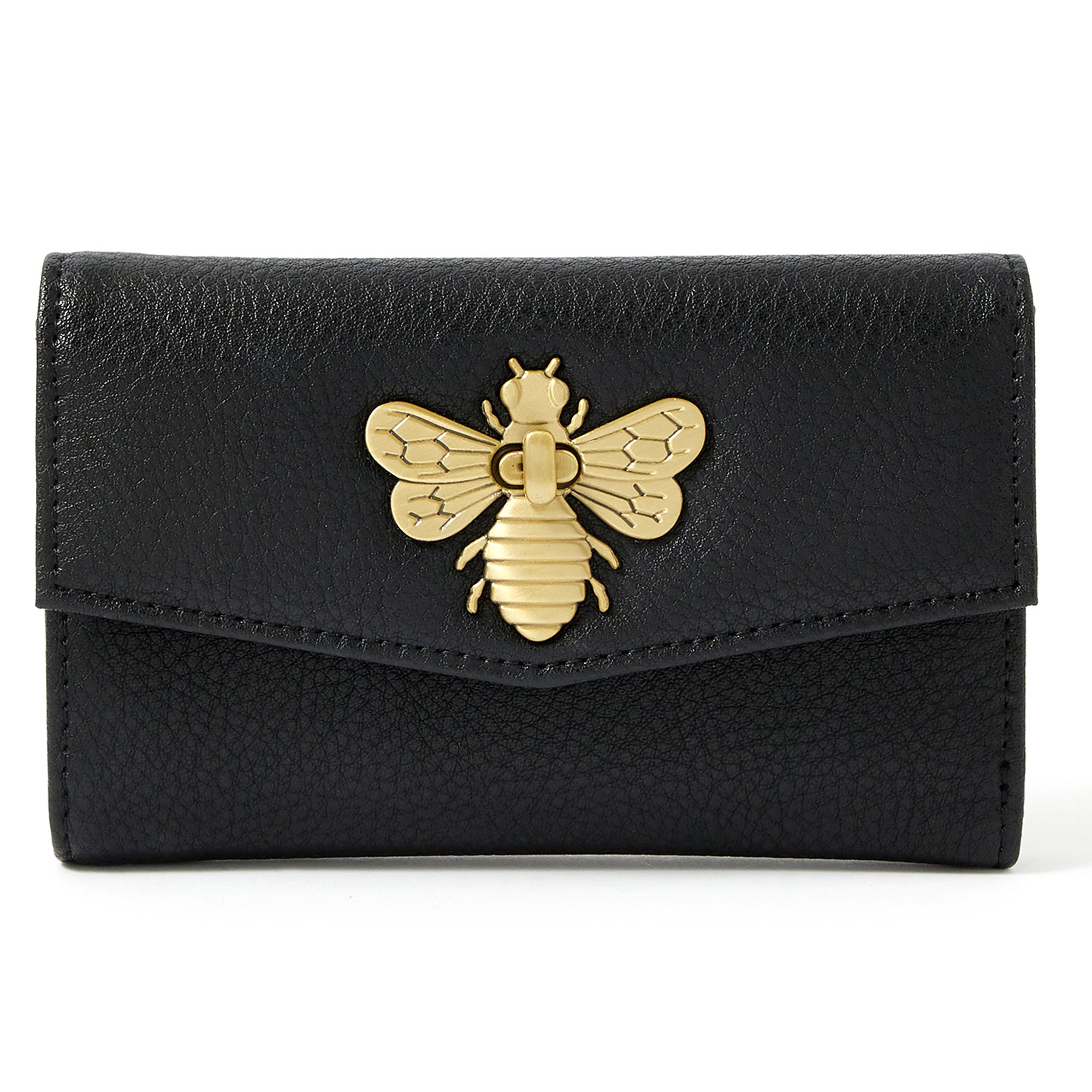 Buy Black Britney Bee Wallet Online - Accessorize India