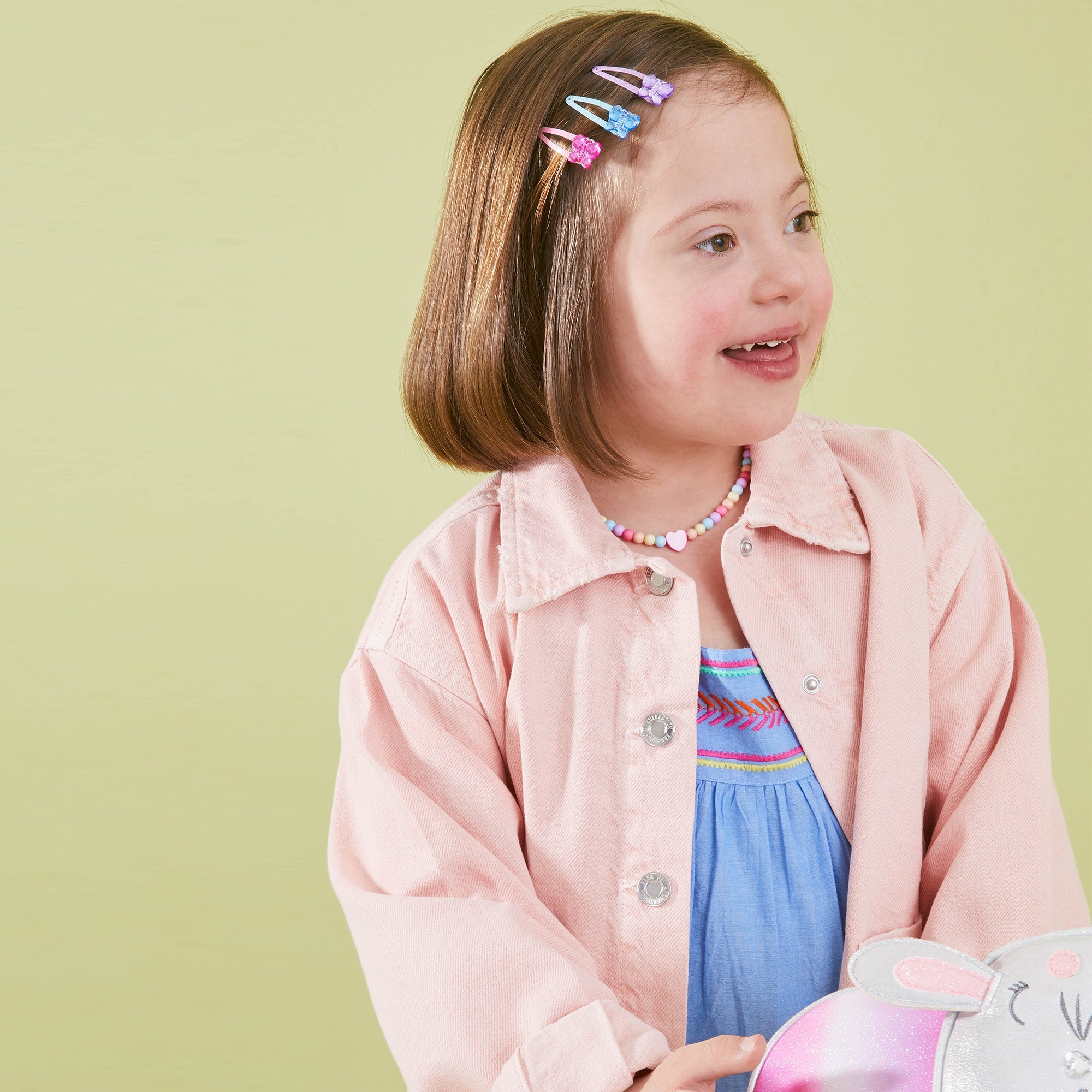 Buy Set of 6 Butterfly Glitter Hair Clic Clac - Accessorize India