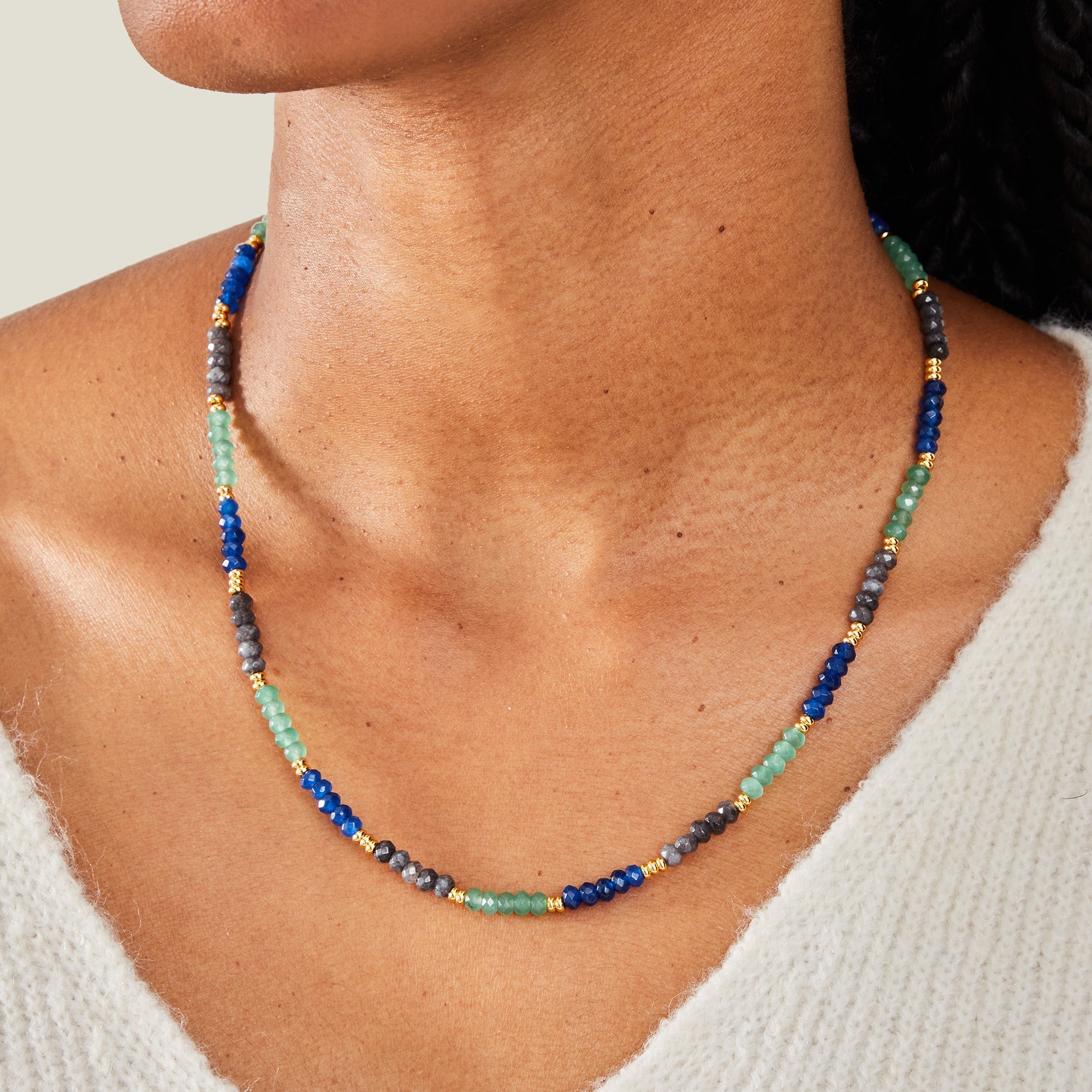 Buy Z Stone & Bead Necklace Online - Accessorize India