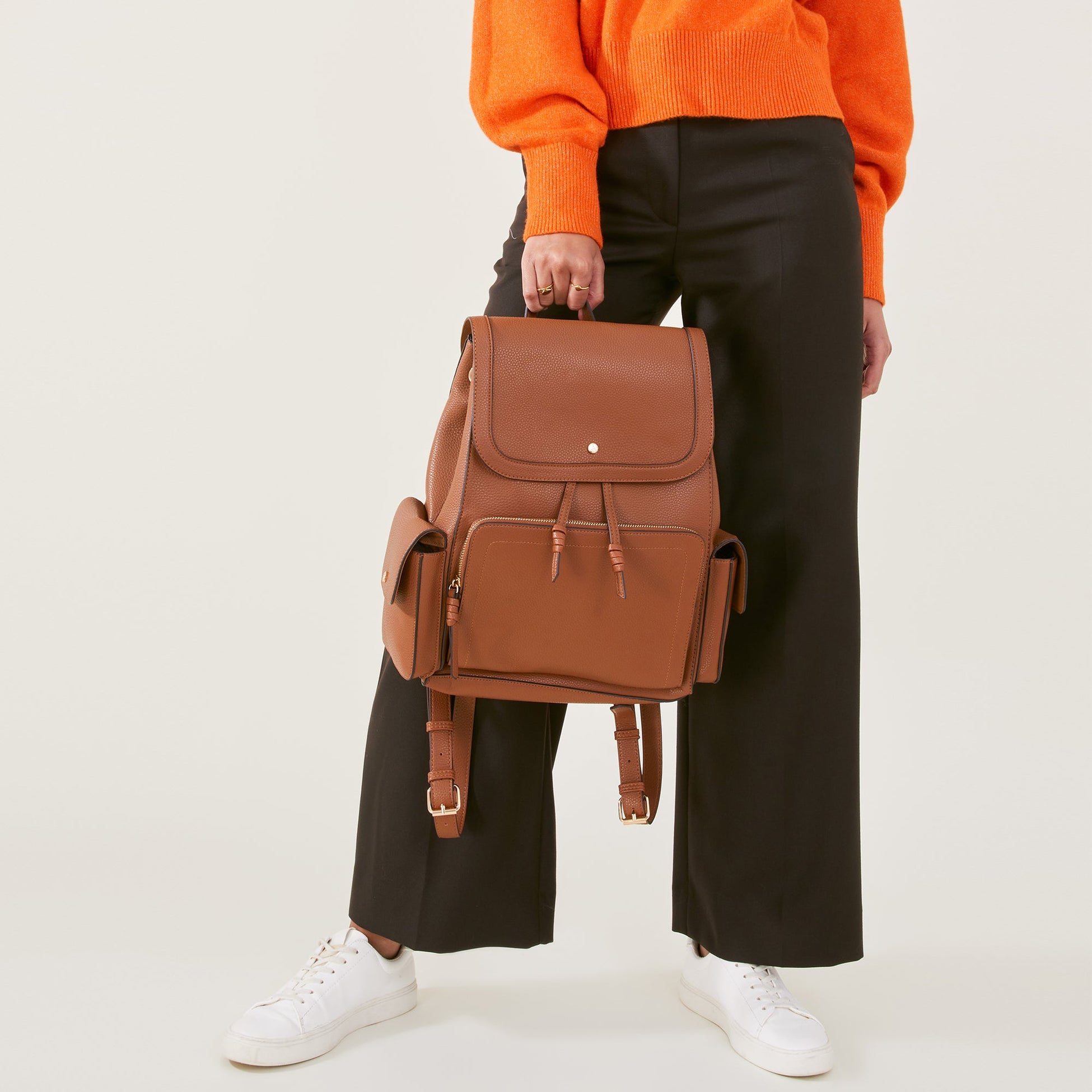 Buy Brown Laptop Backpack With 12 Sleeve - Accessorize India