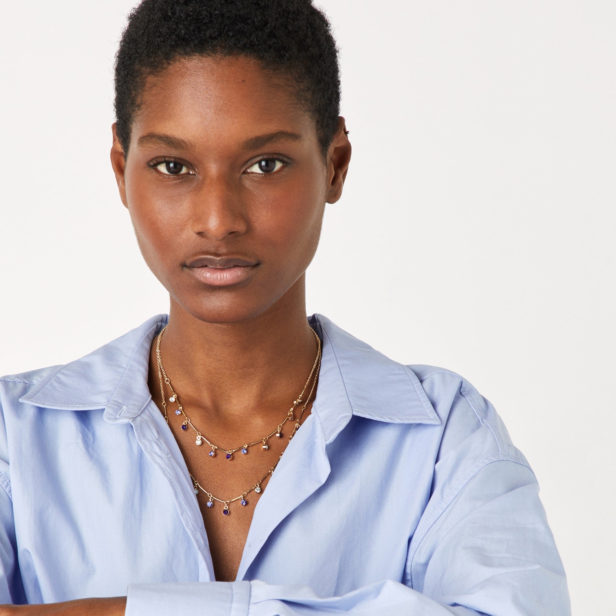 Accessorize London 2 X Ombre Gem Multi Row - Accessorize India