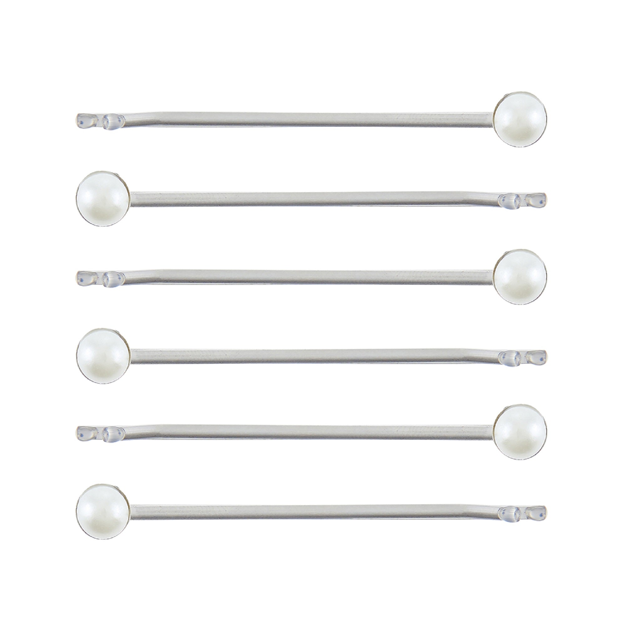 Buy Pearl Embellished Hair Clips & Slide Set - Accessorize India
